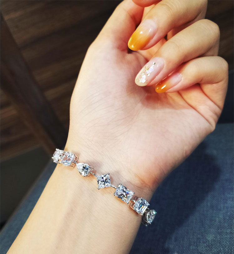Graff Multi-shape diamond Bracelet – Bijouterie Gonin